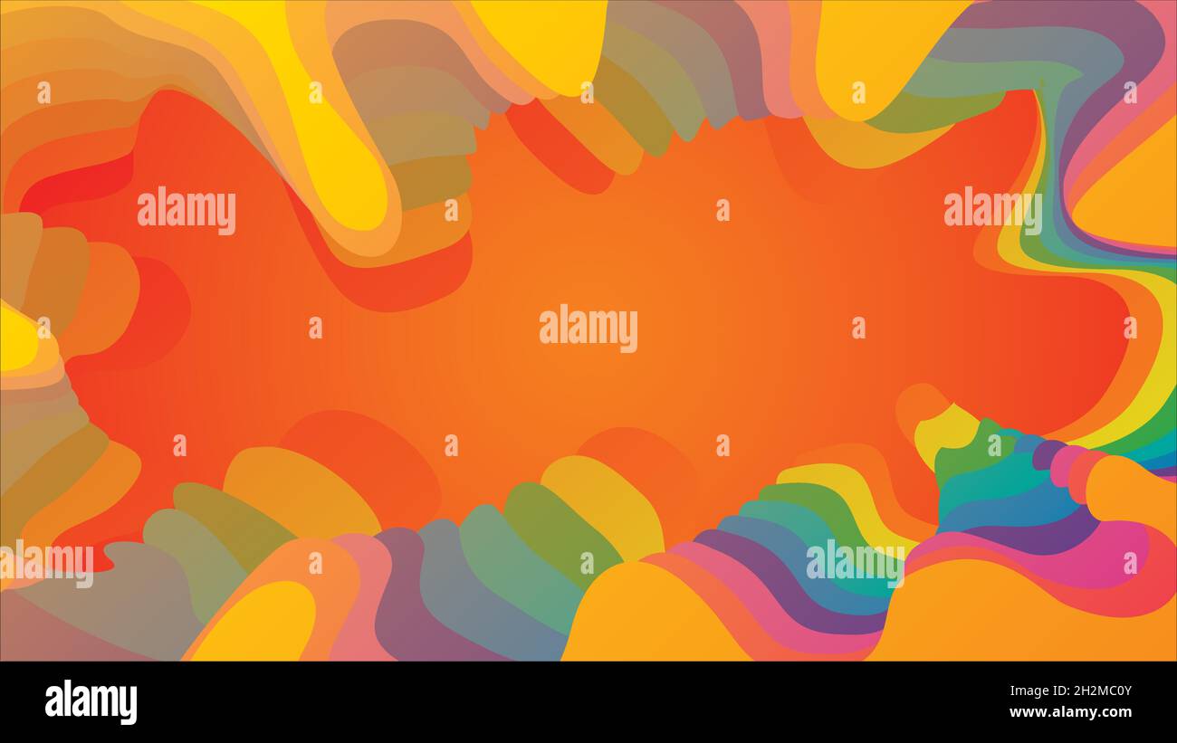 Liquid frame, vector abstract background, wallpaper. smooth curve Stock ...