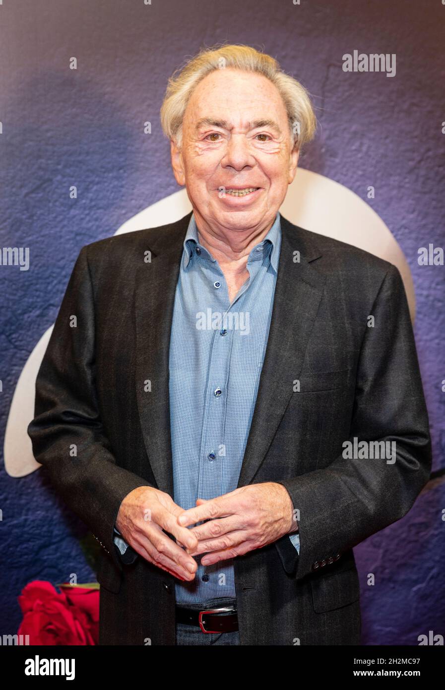 New York, NY - October 22, 2021: Composer Sir Andrew Lloyd Webber ...