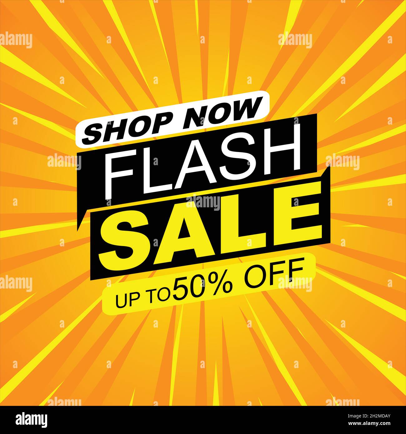 Sale banner design. 50% off. Sale promotion banner. Vector illustration ...