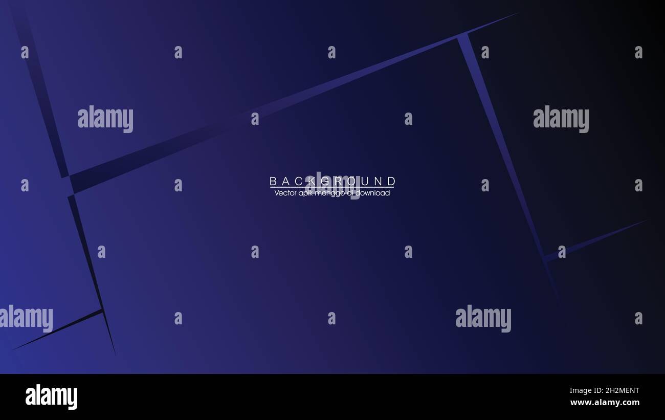 Blue Background. Dark blue abstract background geometry shine and layer element vector for ...