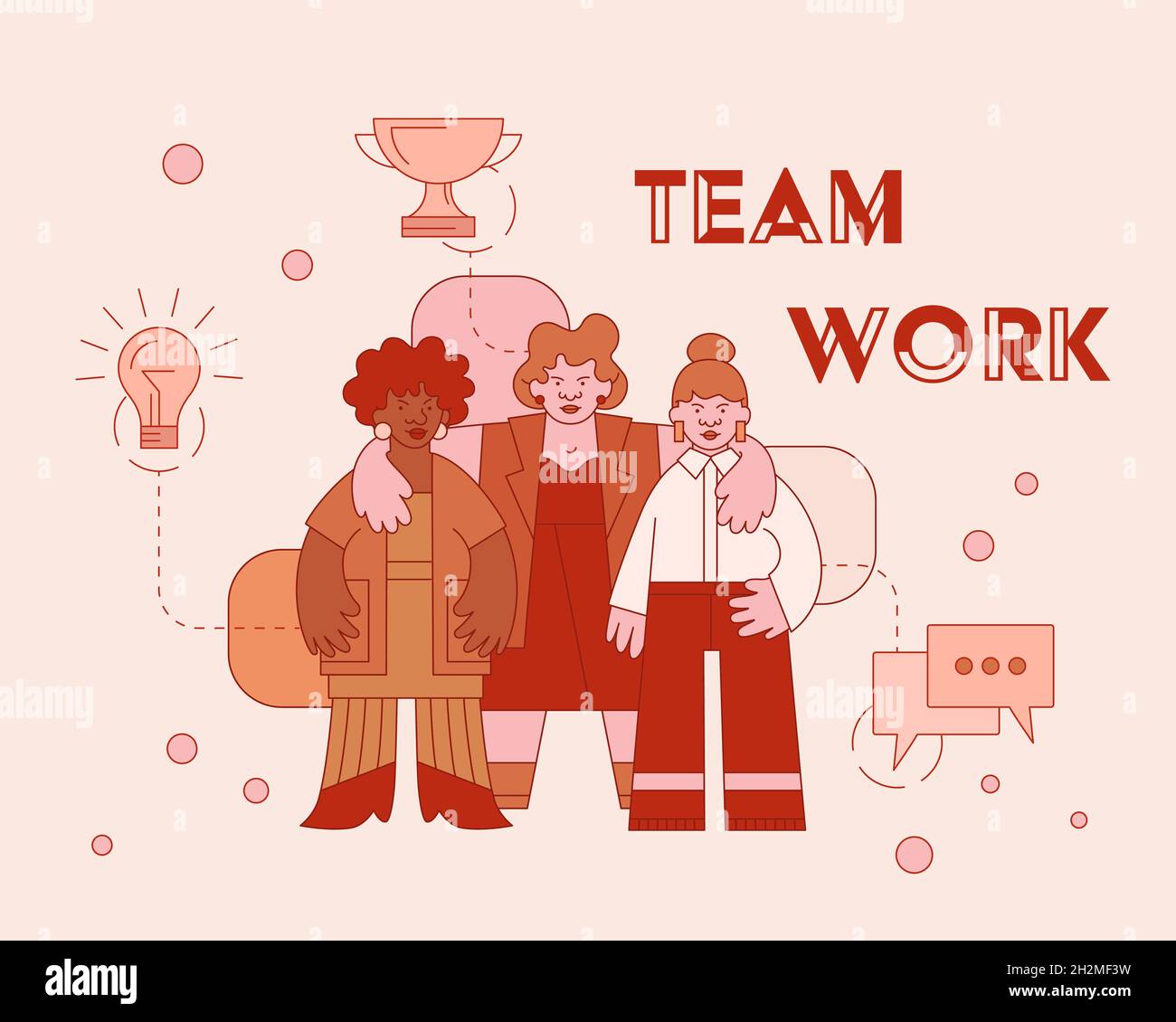 Employee represent company Stock Vector Images - Alamy