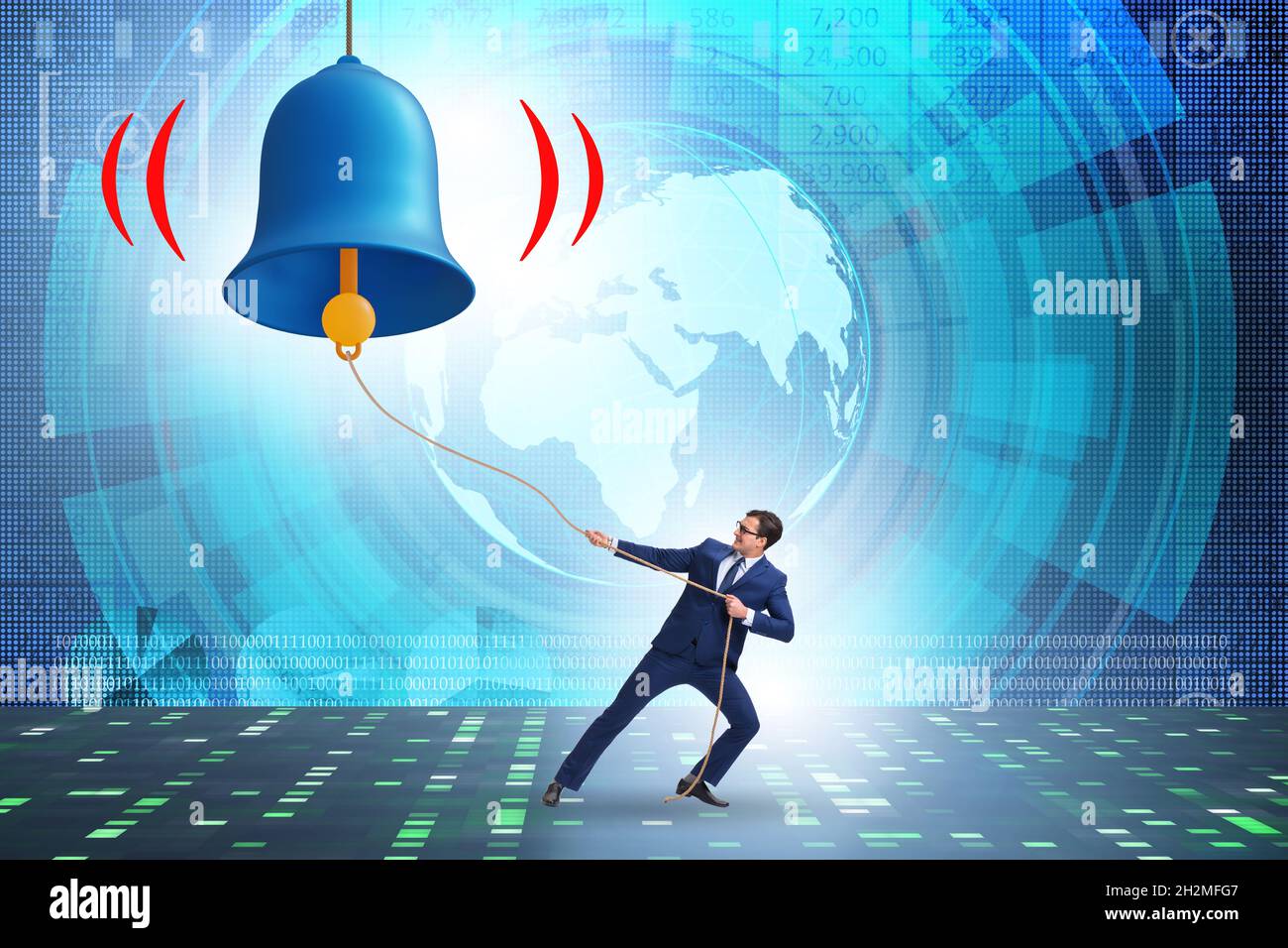 Alarm siren bell warning safety case hi-res stock photography and ...