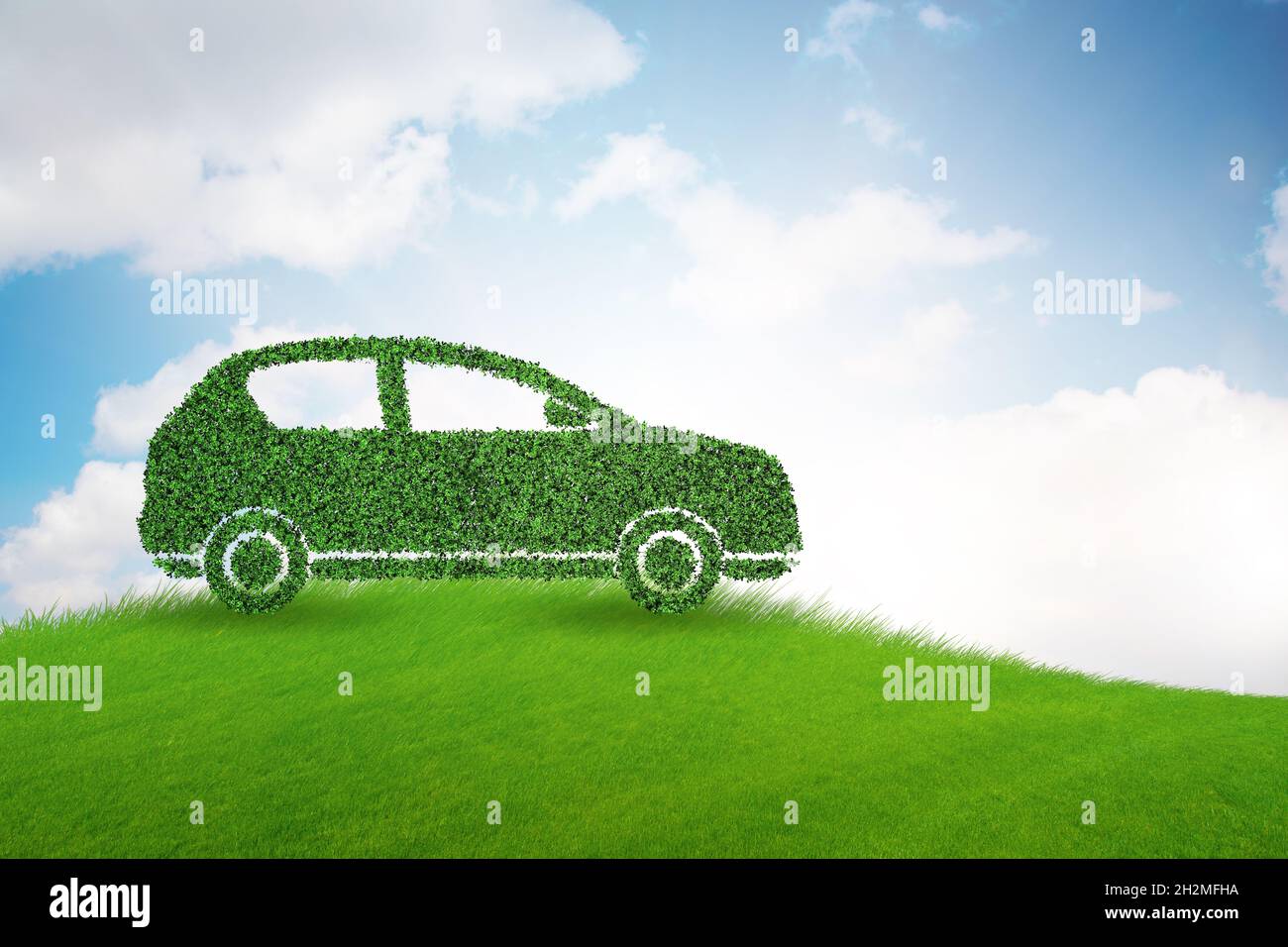 Concept of the ecological electric car Stock Photo - Alamy