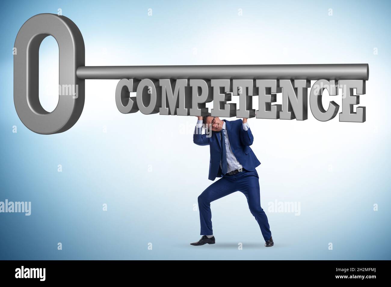 Experience and competence concept with the key Stock Photo - Alamy