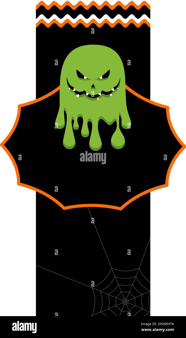 Halloween Sticker, price tag or label with Halloween ghost Stock Vector ...