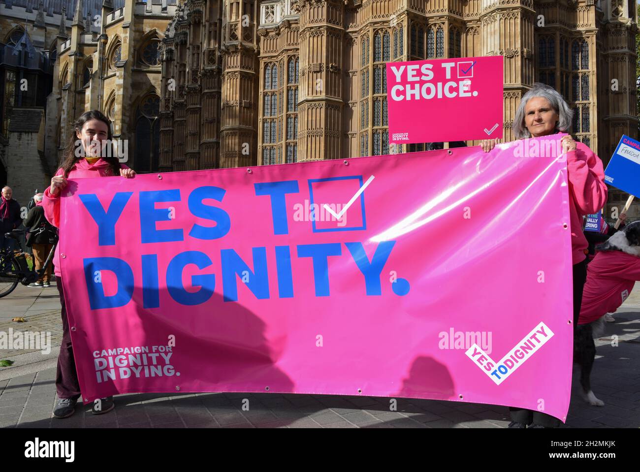 Protesters seen holding a banner expressing their opinion at Abingdon ...