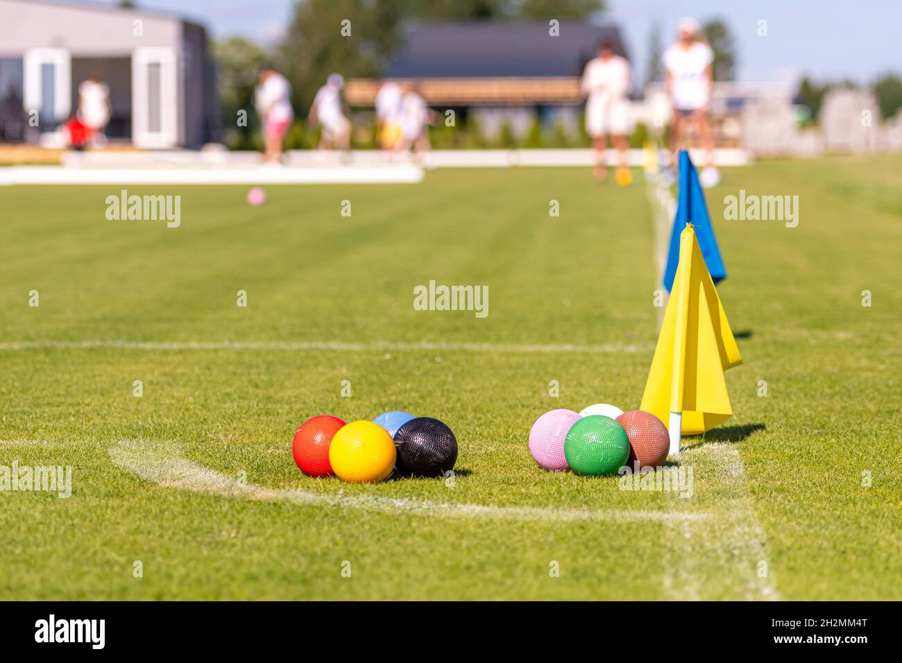 Croquet balls hi-res stock photography and images - Alamy
