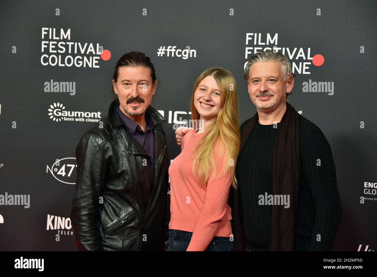 Cologne, Germany. 21st Oct, 2021. Dean Baykan, Smilla Felgner and Micke ...