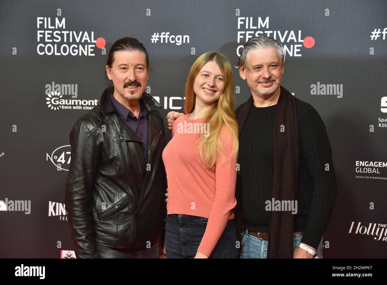 Cologne, Germany. 21st Oct, 2021. Dean Baykan, Smilla Felgner and Micke ...