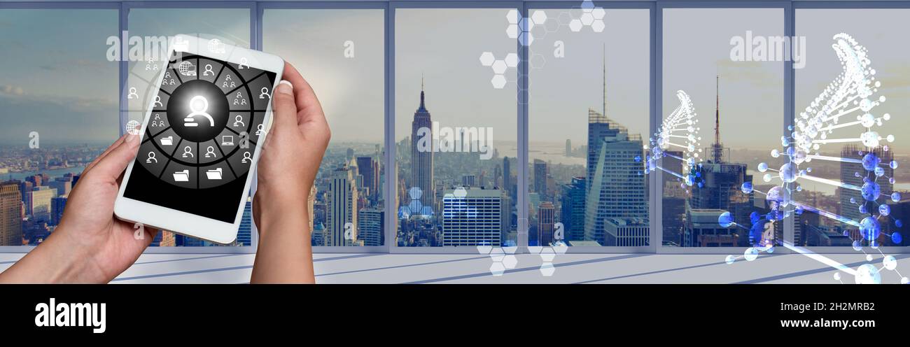 Picture Of Both Hands Holding Cellular Phone Lightly Presenting ...