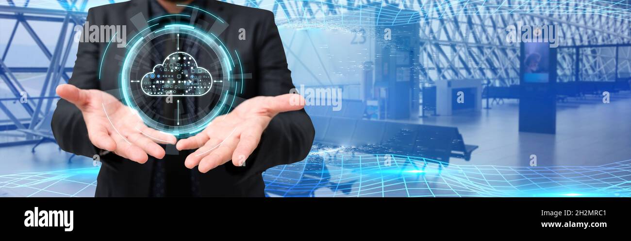 Picture Of Businessman Giving Ideas Presenting With His Both Hands ...