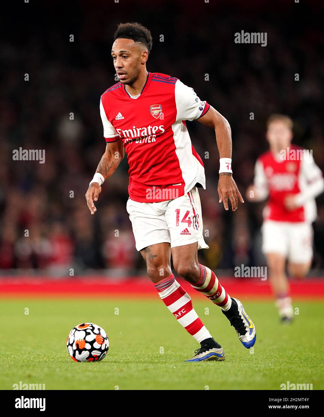 Arsenal’s Pierre-Emerick Aubameyang during the Premier League match at ...