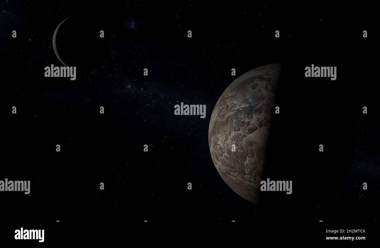 Unknown planet in outer space. Elements of this image furnished by NASA ...