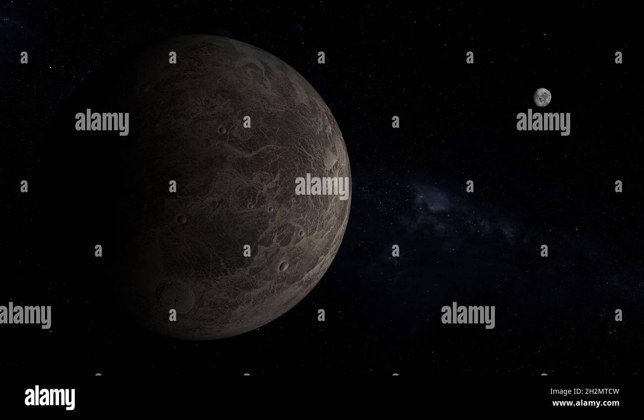 Unknown planet in outer space. Elements of this image furnished by NASA ...