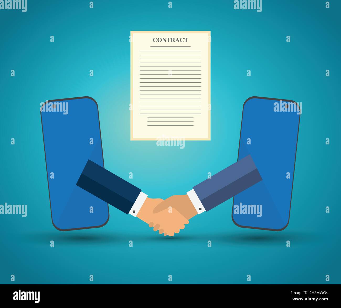 Contract display Stock Vector Images - Alamy
