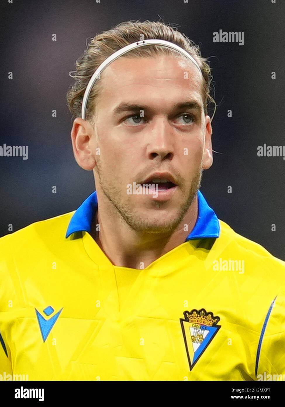 Ivan Alejo of Cadiz CF during the La Liga match between RCD Espanyol v ...