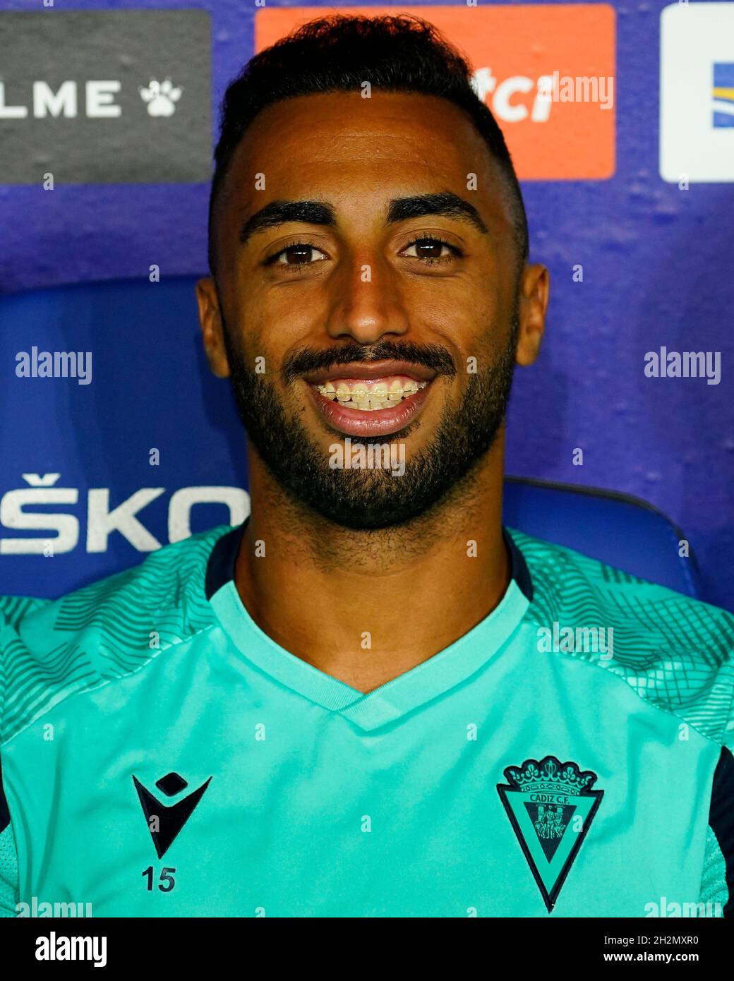Carlos Akapo of Cadiz CF during the La Liga match between RCD Espanyol ...