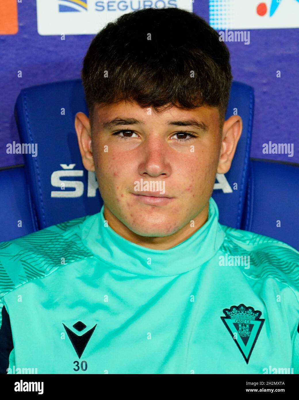 Alvaro Bastida of Cadiz CF during the La Liga match between RCD ...