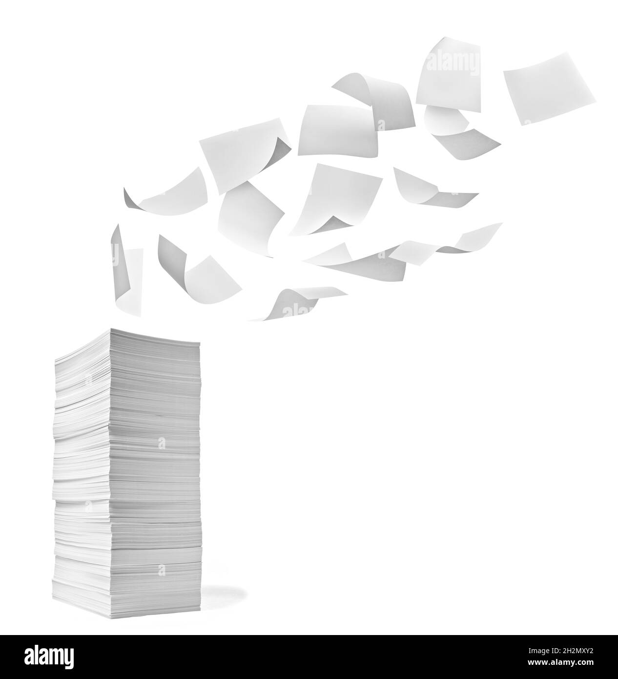paper stack pile fplying office paperwork busniess education Stock ...