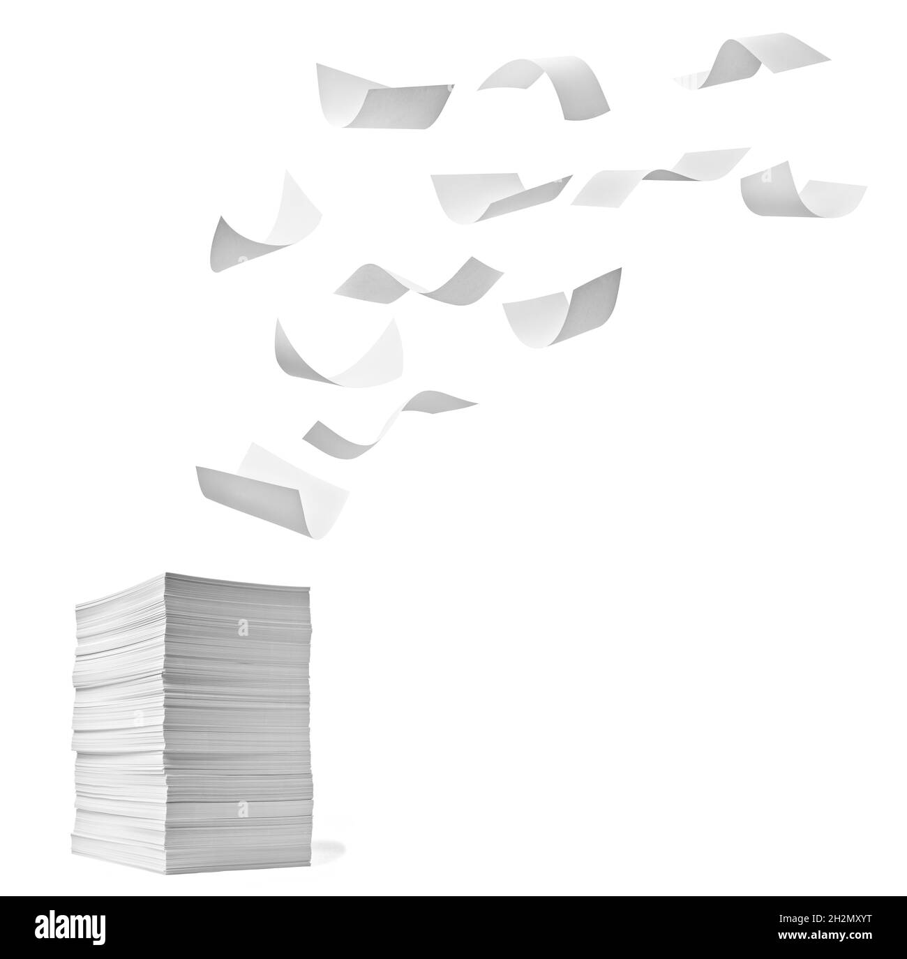 paper stack pile fplying office paperwork busniess education Stock ...