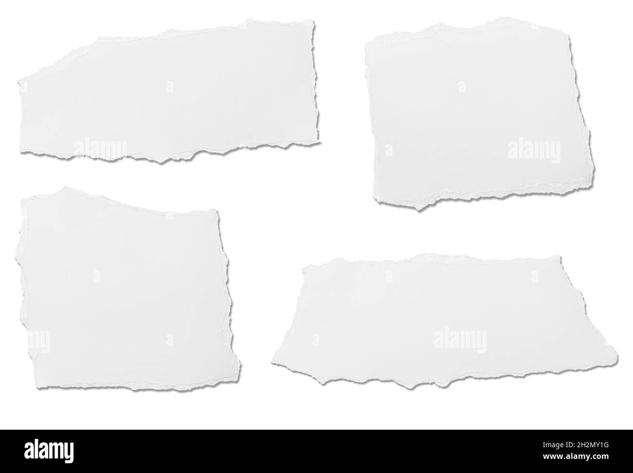 white paper ripped message torn Stock Photo - Alamy