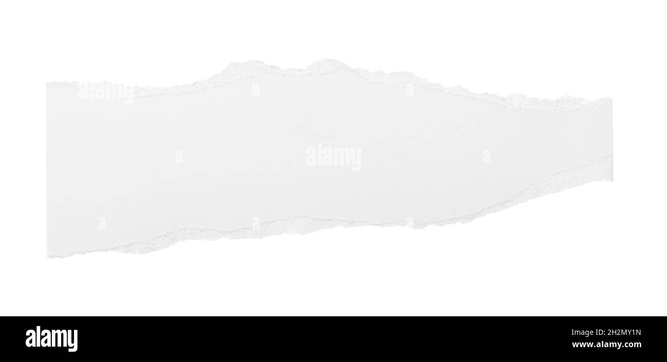 white paper ripped message torn Stock Photo - Alamy