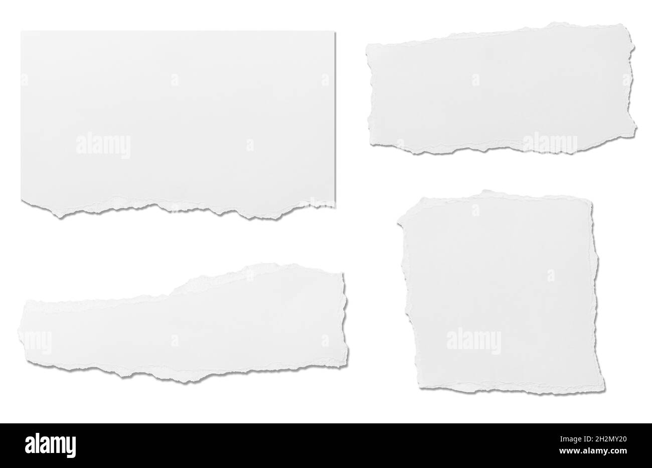 white paper ripped message torn Stock Photo - Alamy