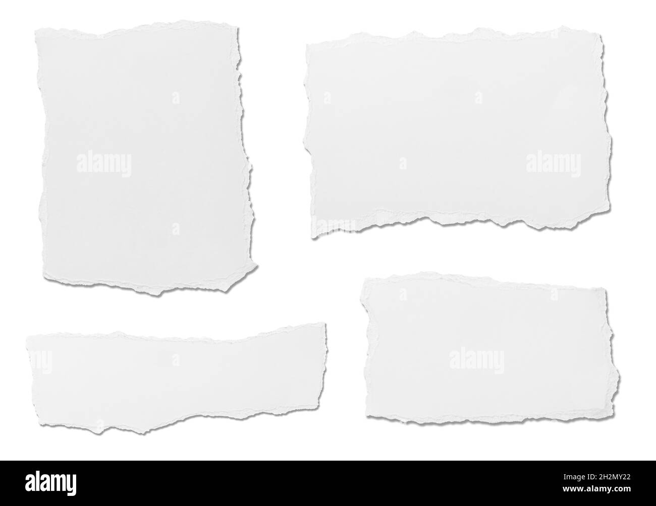 white paper ripped message torn Stock Photo - Alamy