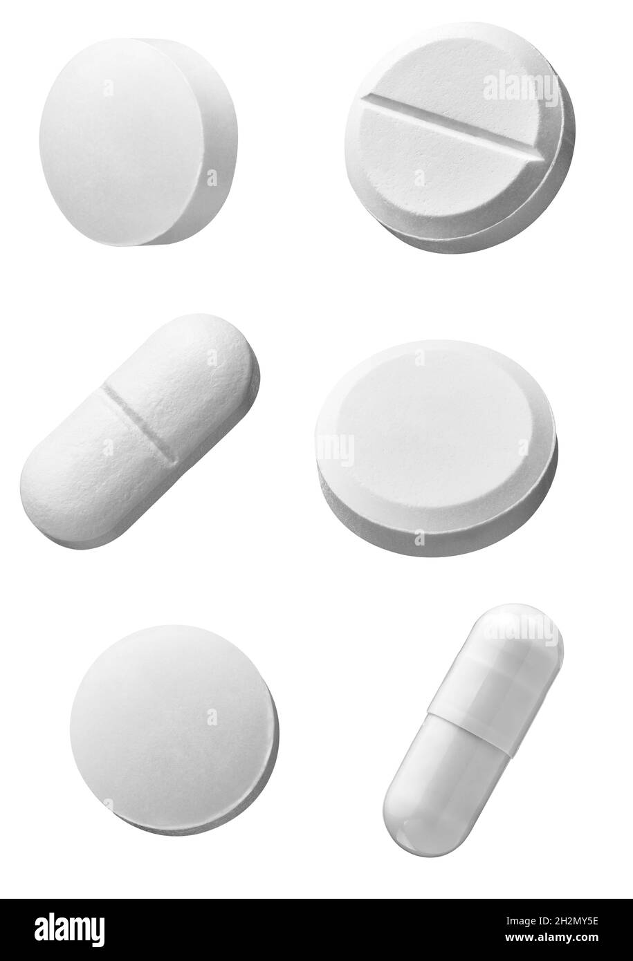 white pill medical drug medication Stock Photo - Alamy
