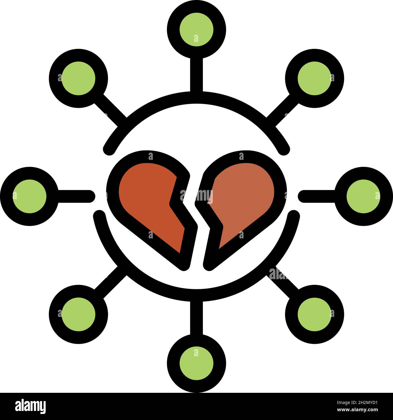 Split angel Stock Vector Images - Alamy