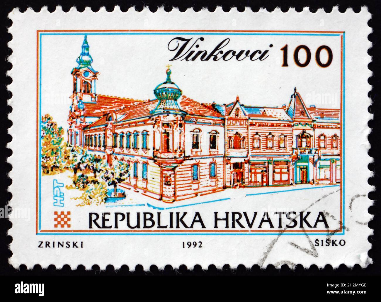 Croatian stamp hi-res stock photography and images - Alamy