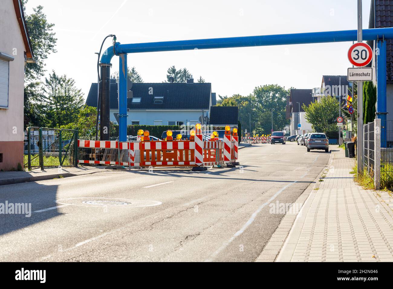 Water pipe street construction hi-res stock photography and images - Alamy