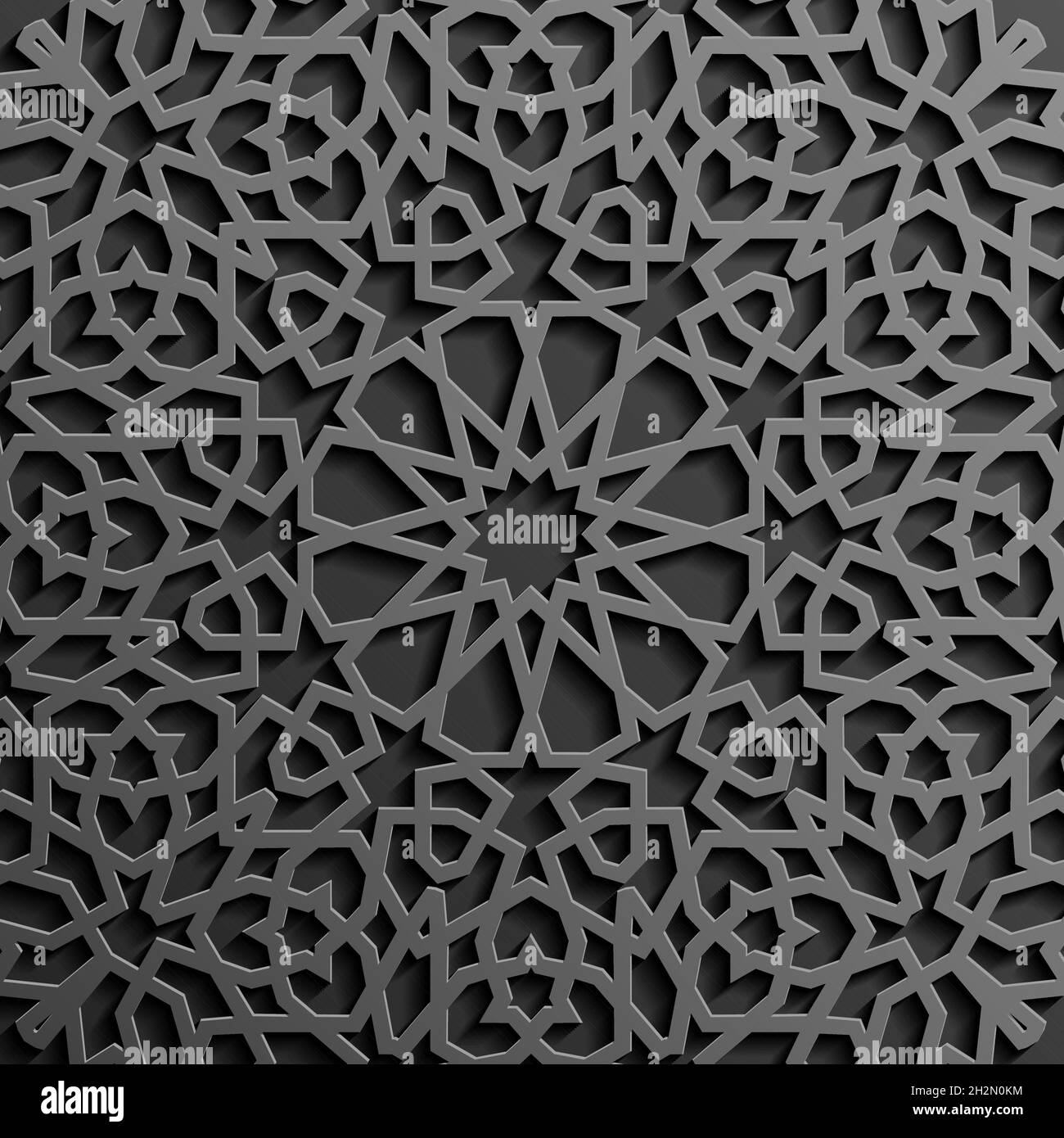 3d golden islamic symbol Black and White Stock Photos & Images - Alamy
