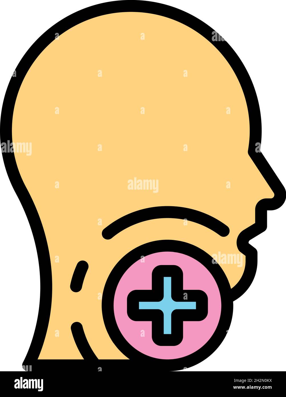 Medical help gland thyroid icon. Outline medical help gland thyroid ... Medical help gland thyroid icon. Outline medical help gland thyroid ...