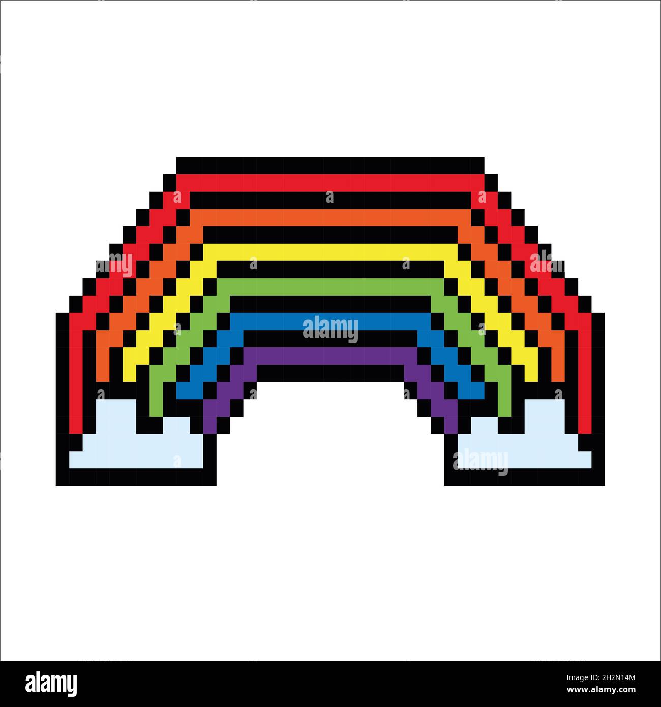 Simple rainbow graphic hi-res stock photography and images - Alamy