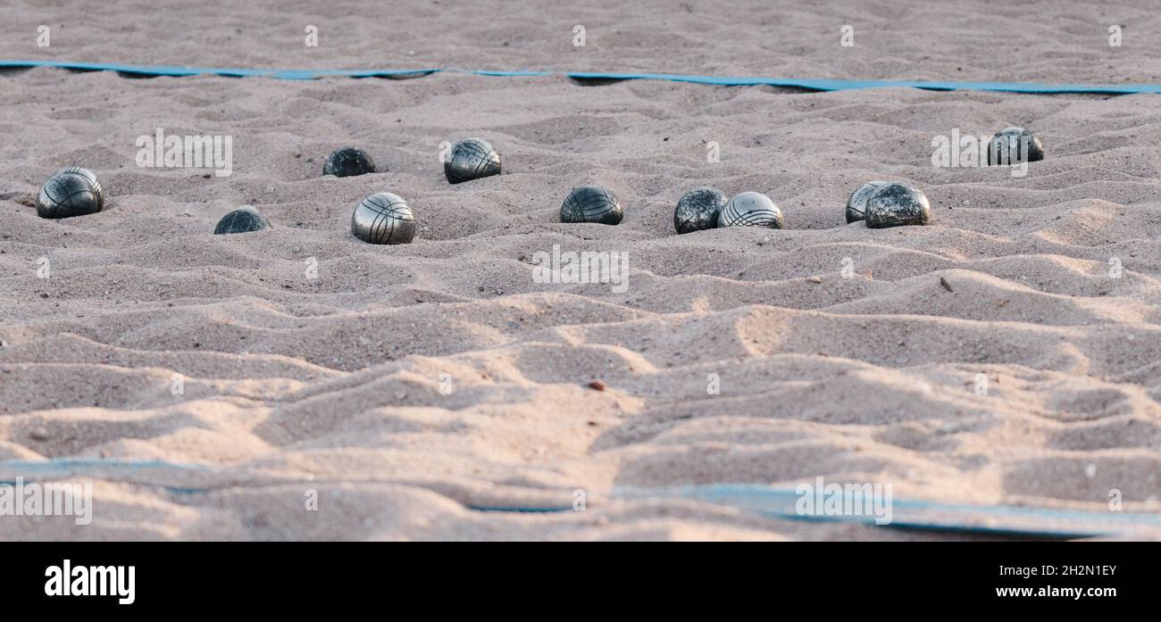 Petanque field hi-res stock photography and images - Alamy