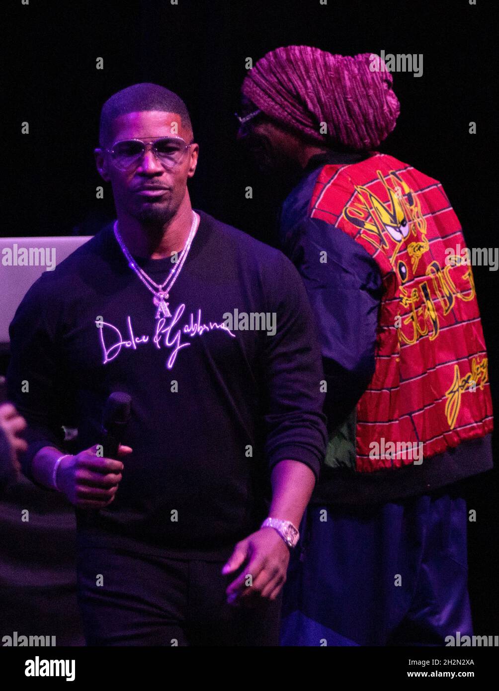 San Diego, United States. 22nd Oct, 2021. Jamie Foxx and Snoop Dogg ...