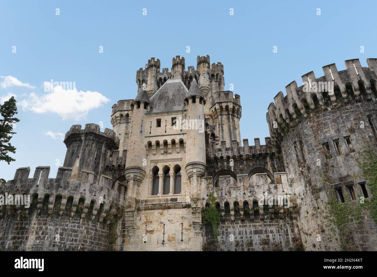 Burtron Medieval Castle in Vizcaya ,Basque country , Spain Stock Photo ...