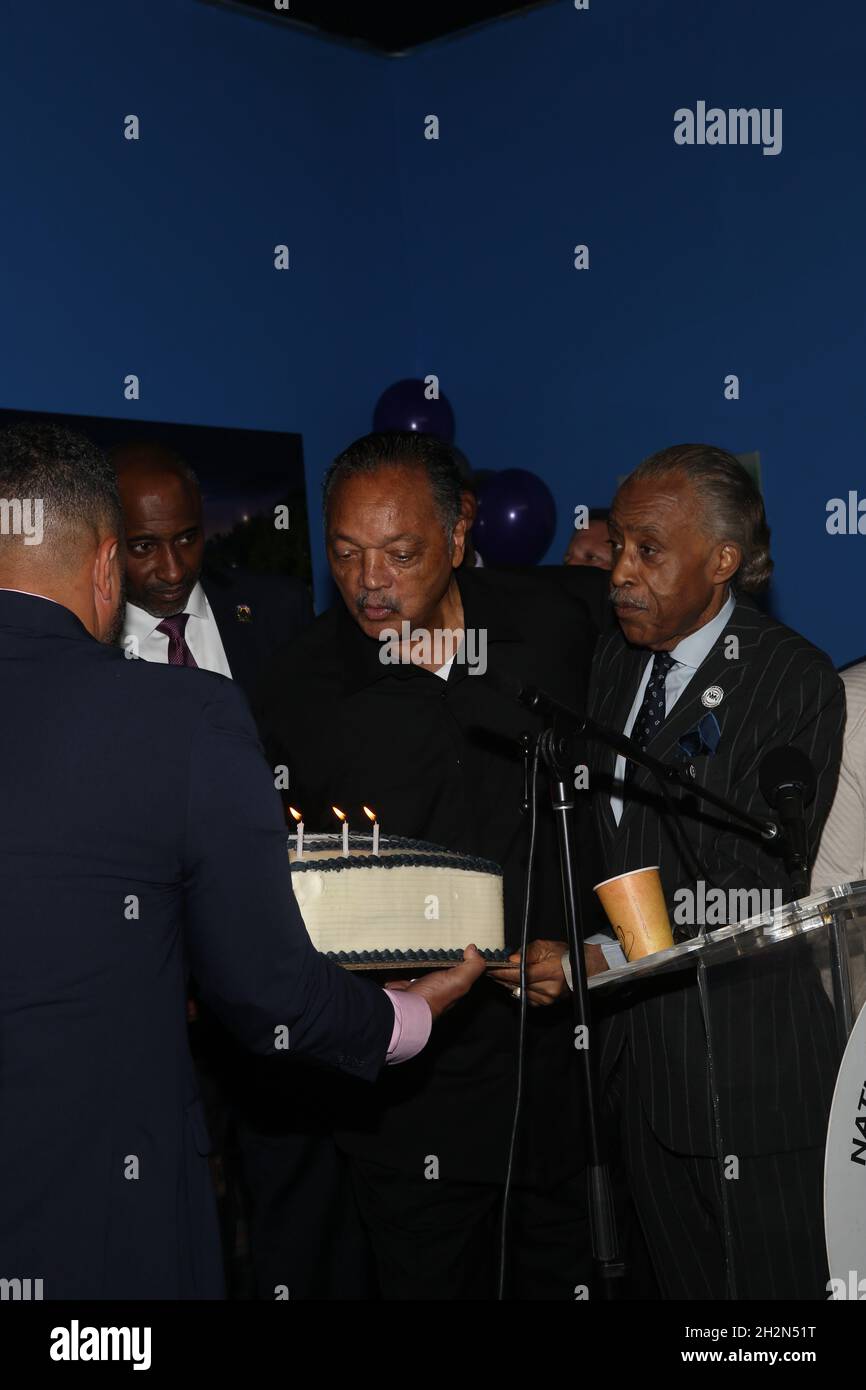 New York, United States. 22nd Oct, 2021. Rev. Jesse L. Jackson, Sr. and ...