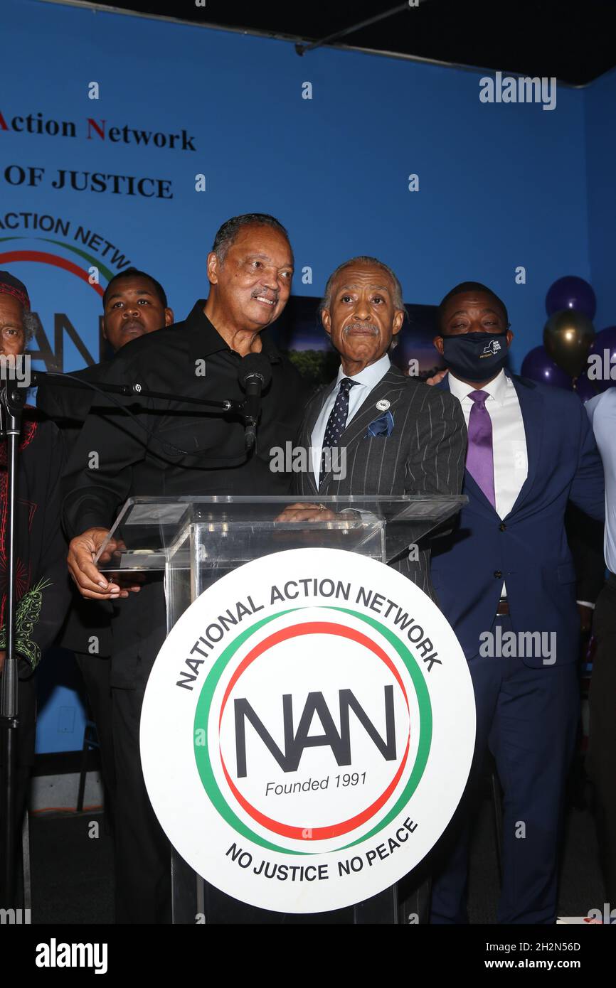 Rev. Jesse L. Jackson, Sr. and Rev. Al Sharpton Attend Rev. Jesse L ...