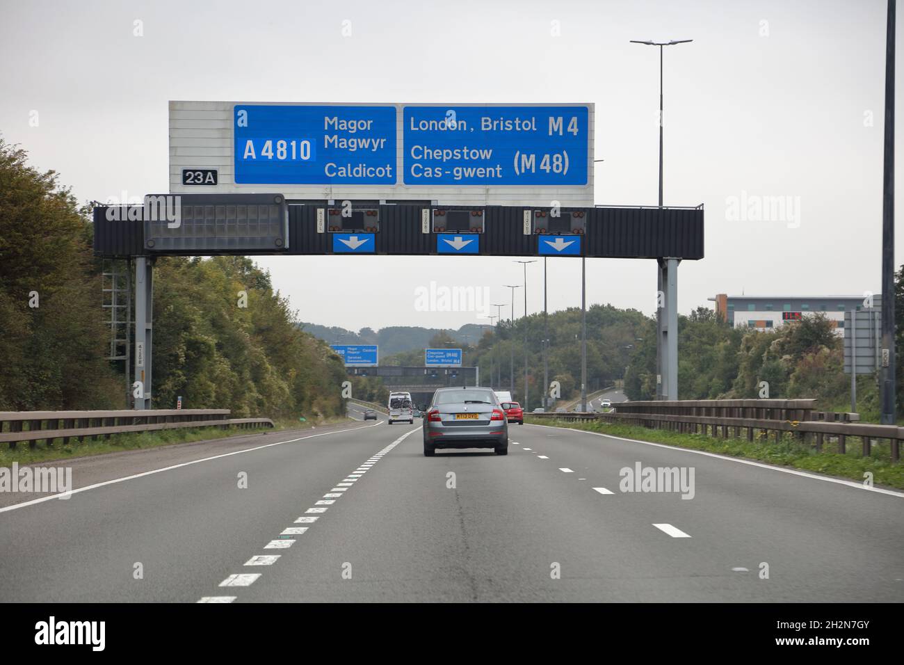 The alternative river crossing using the old bridge on what has now ...