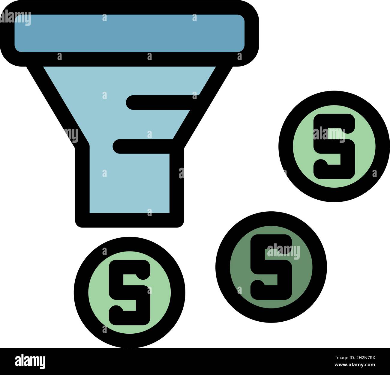 Conversion rate funnel icon. Outline conversion rate funnel vector icon ... Conversion rate funnel icon. Outline conversion rate funnel vector icon ...