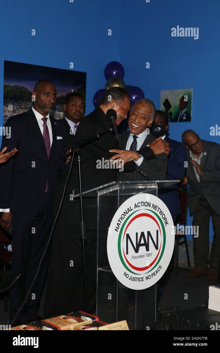 Rev. Jesse L. Jackson, Sr. and Rev. Al Sharpton Attend Rev. Jesse L ...