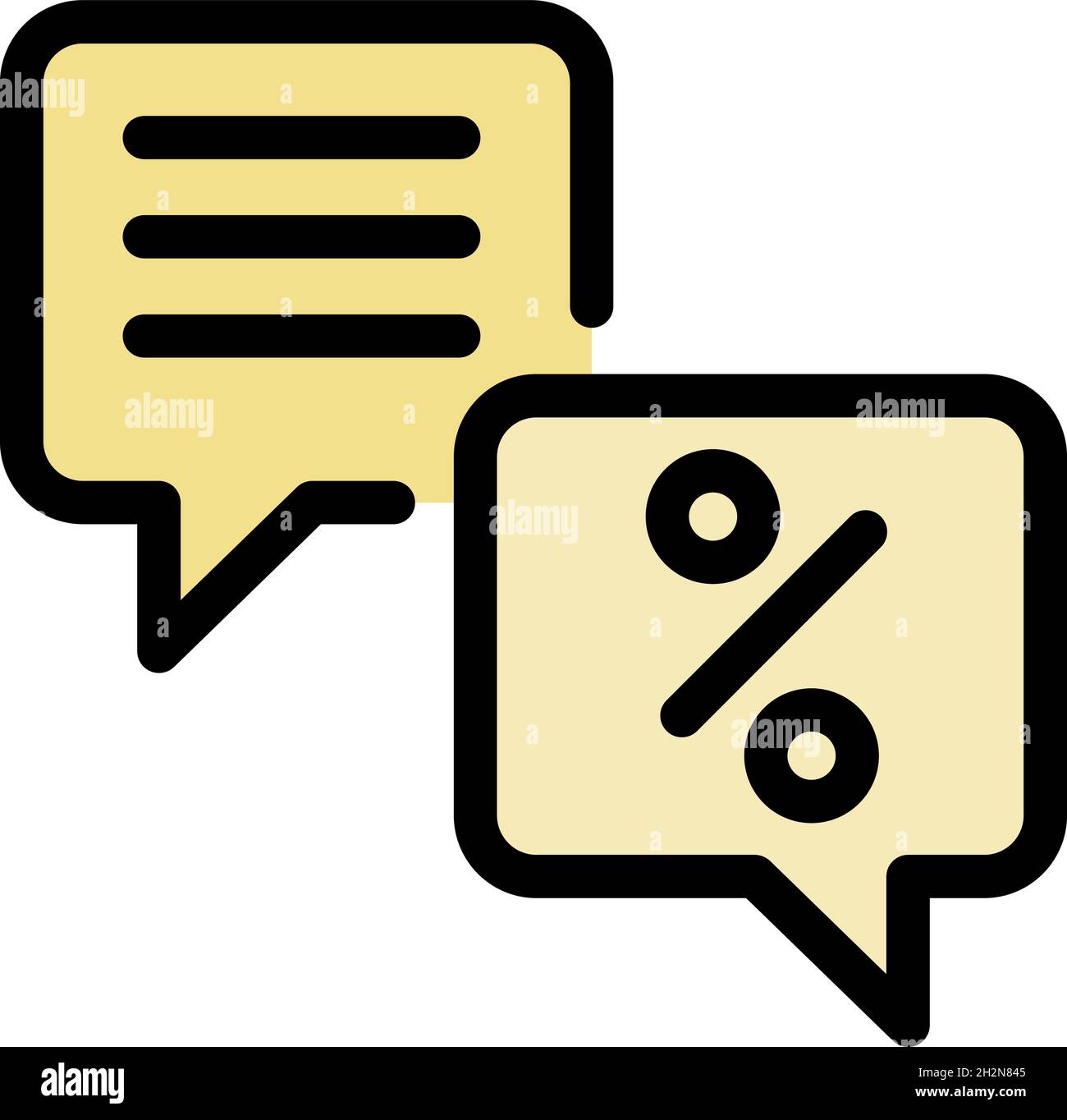 Conversion rate chat icon. Outline conversion rate chat vector icon ...