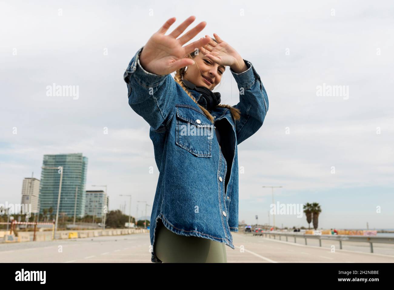 Stop road sign on cloud hi-res stock photography and images - Alamy