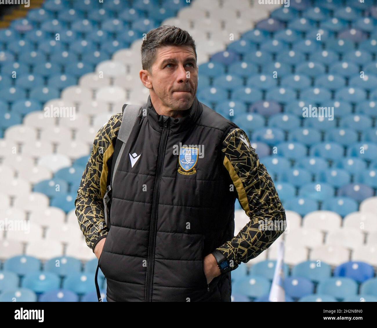 Adriano Basso goalkeeper coach of Sheffield Wednesday arrives at ...
