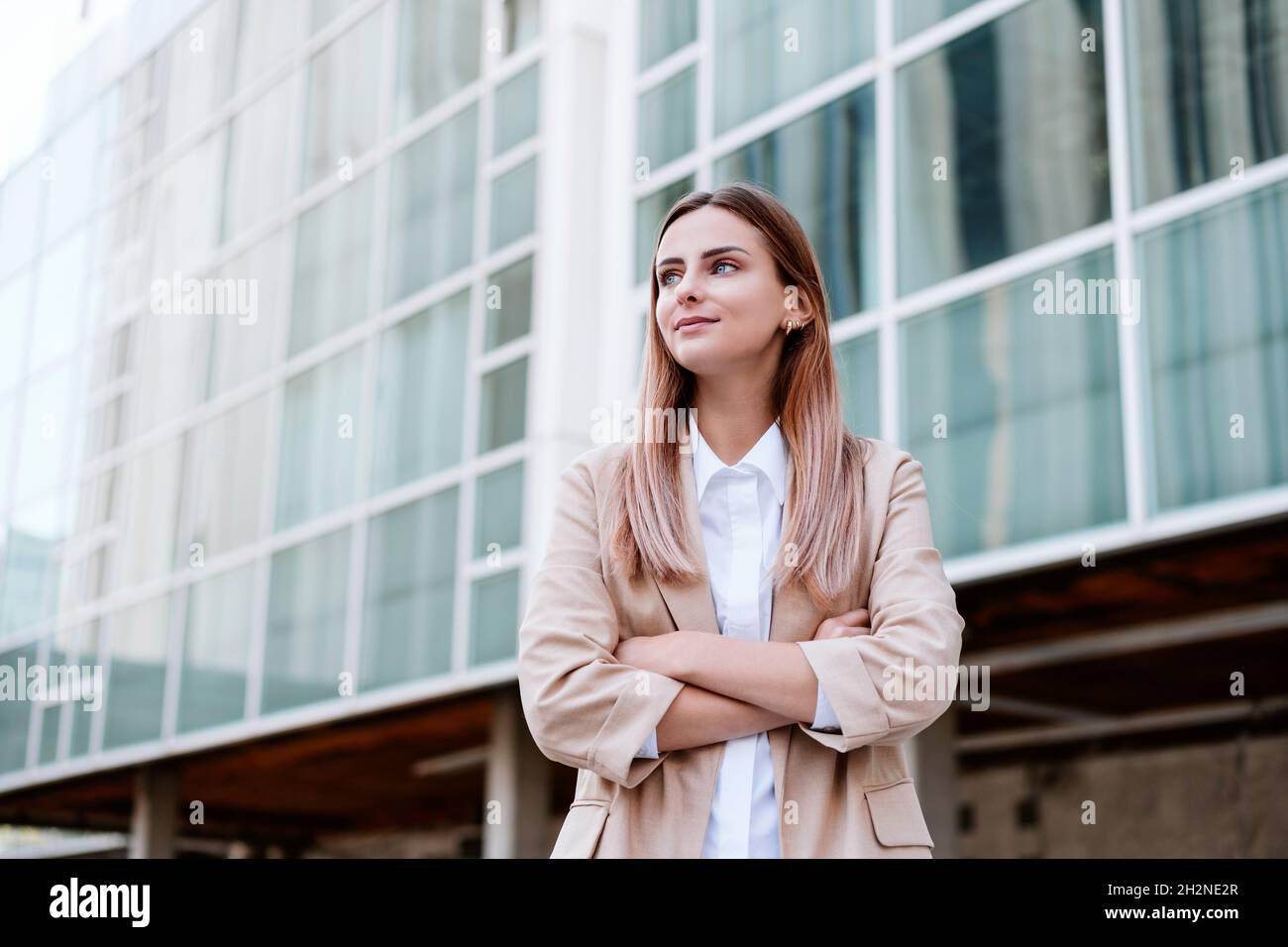 Business professional standing arms hi-res stock photography and images ...
