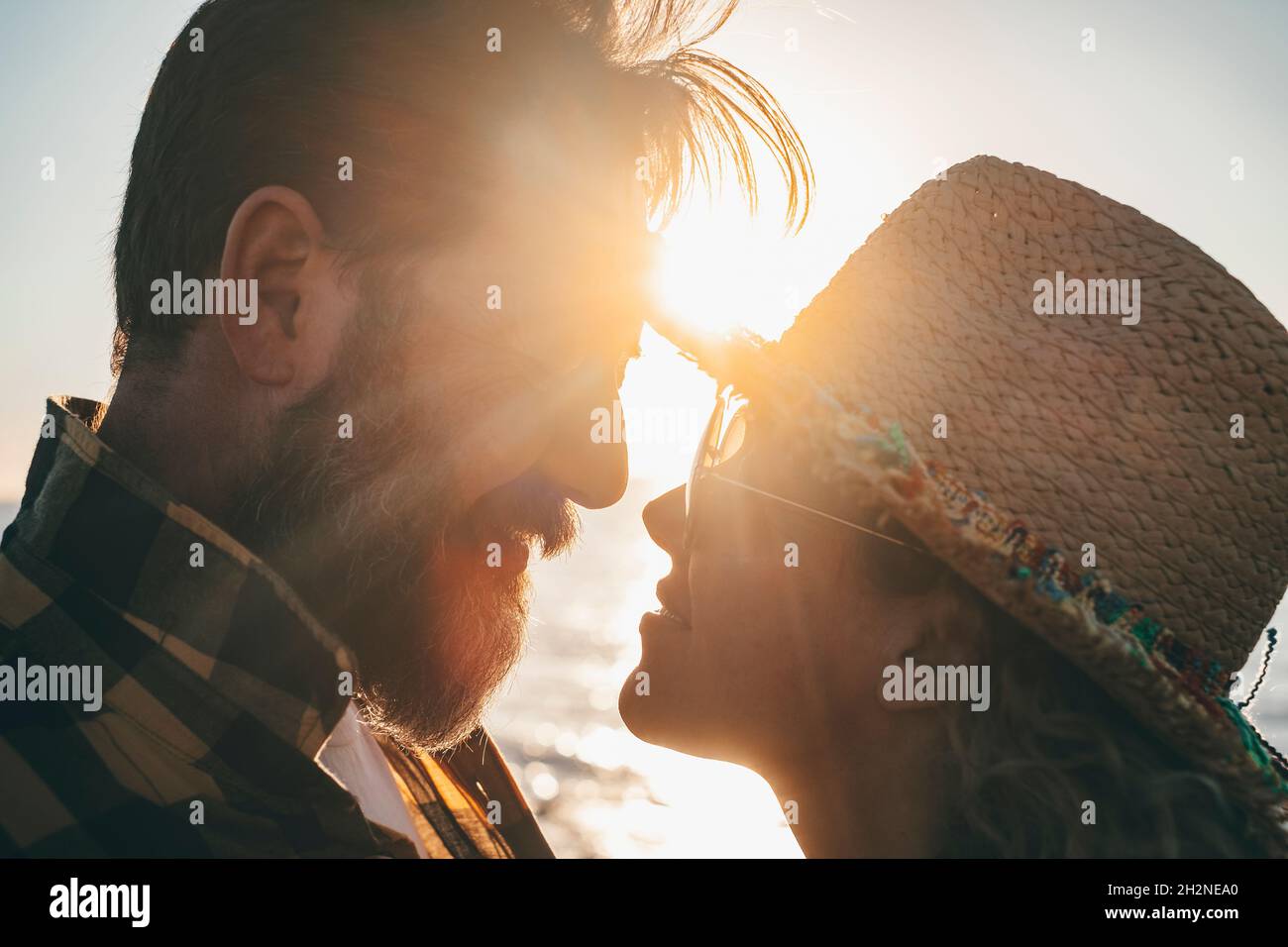 Bearded romantic man in hi-res stock photography and images - Alamy