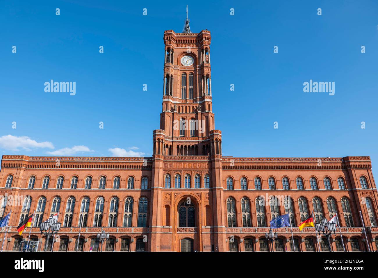 Germany, Berlin, Facade of Rotes Rathaus Stock Photo - Alamy
