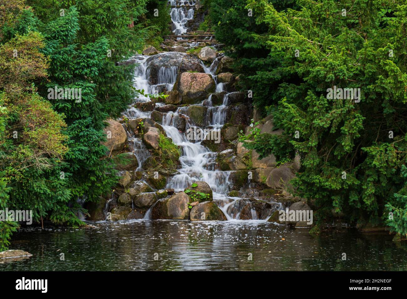 Viktoriapark berlin waterfall hi-res stock photography and images - Alamy